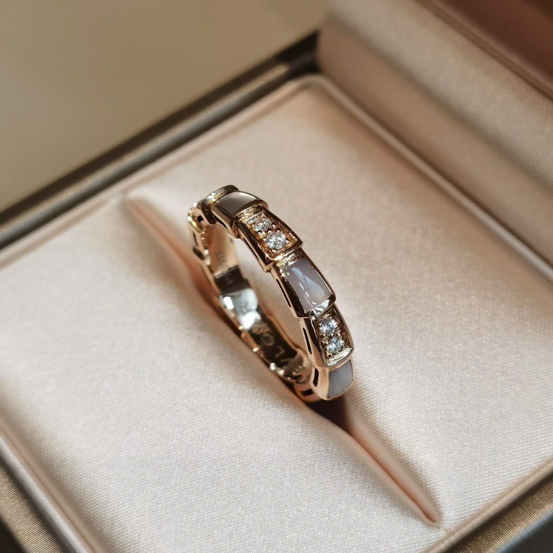 97新 Bvlgari宝格丽蛇骨戒指 圈号50_正奢奢侈品运营服务中心